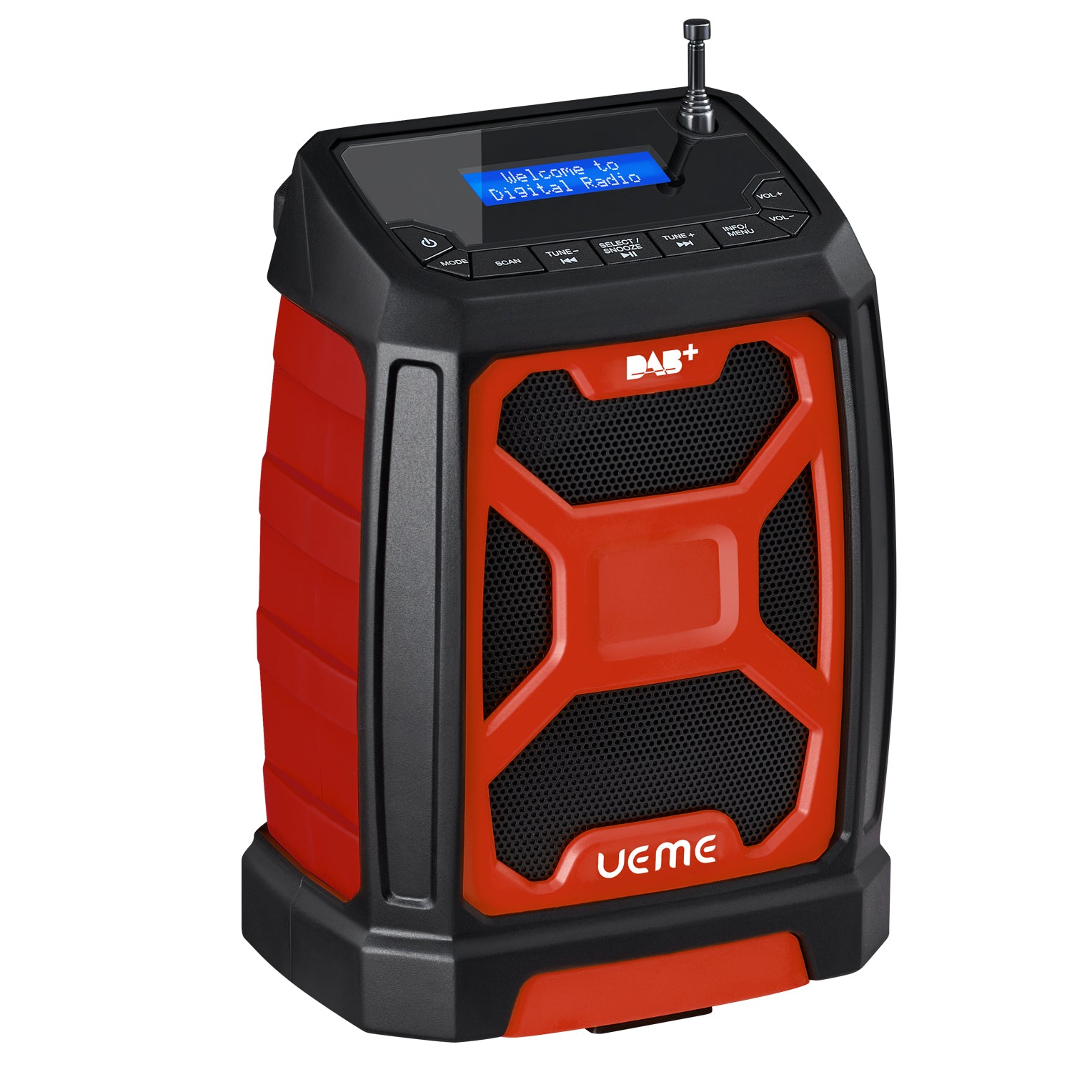 UEME 5W Rugged DAB+ FM Work Site Radio | UEME